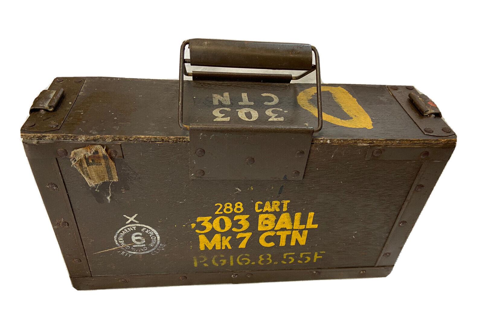 .303 Wooden ammo box