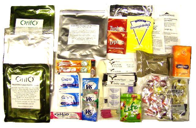 Ration Pack British army 24hr meal packs