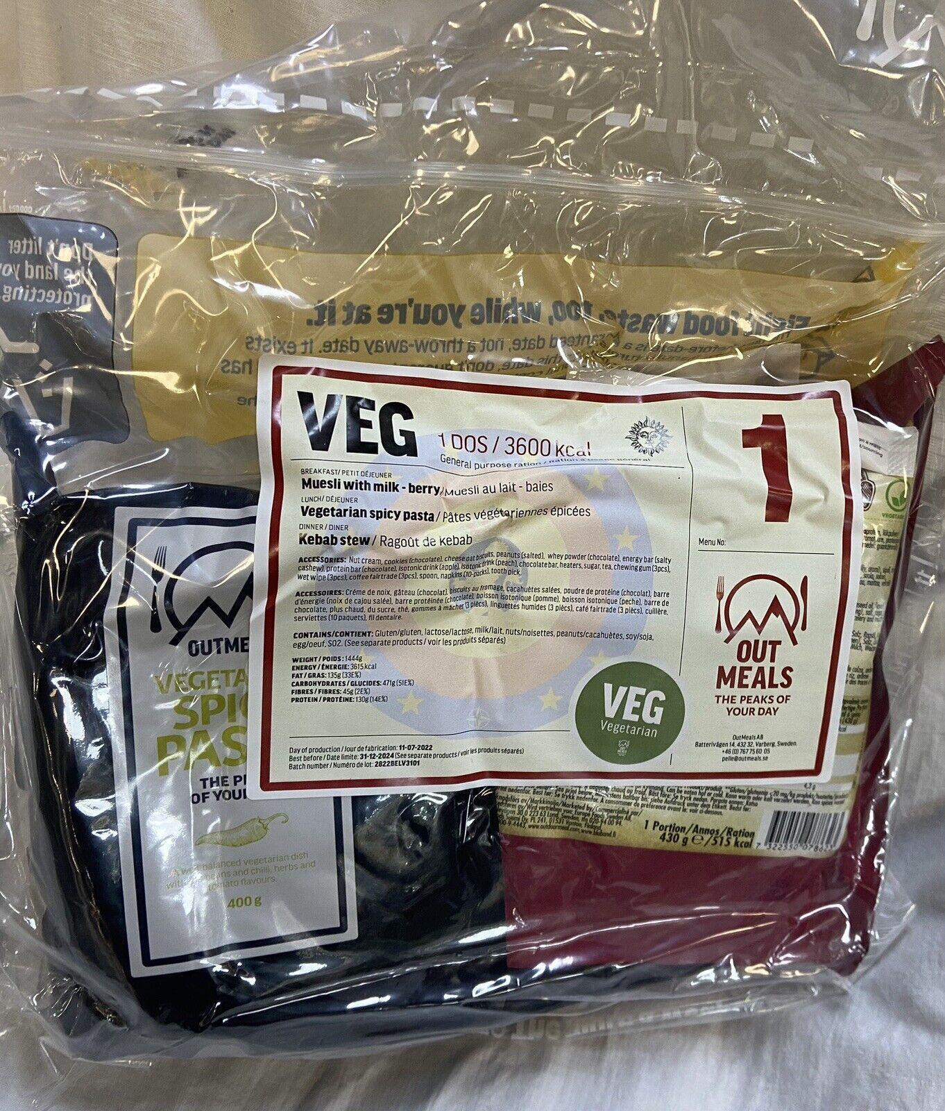 Swedish MRE Military 24 Hour Ration Pack