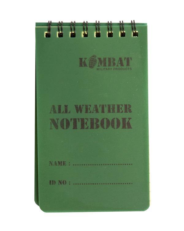 All weather note pad