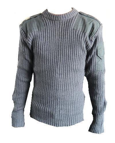 RAF Crew Neck ribbed Wool Jumper