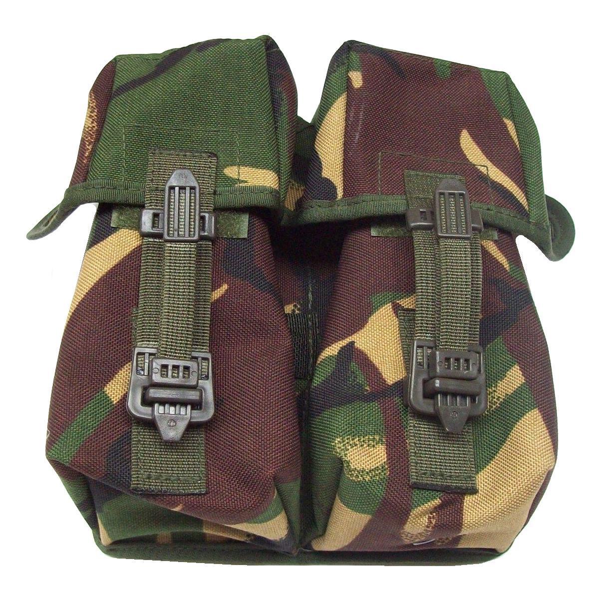 DPM Woodland camo Double Ammo Pouch