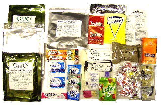 Ration Pack British army 24hr meal packs