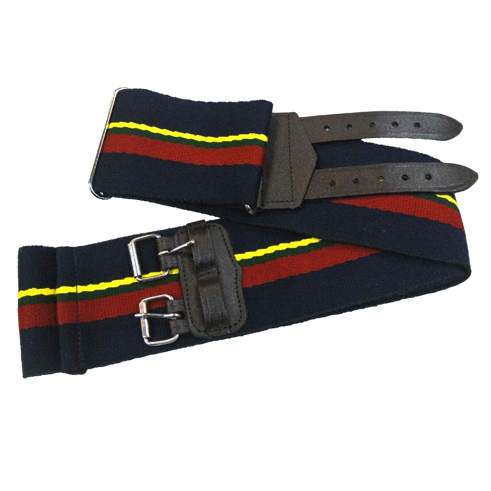 RM Royal marines colour stable belt with leather fastening