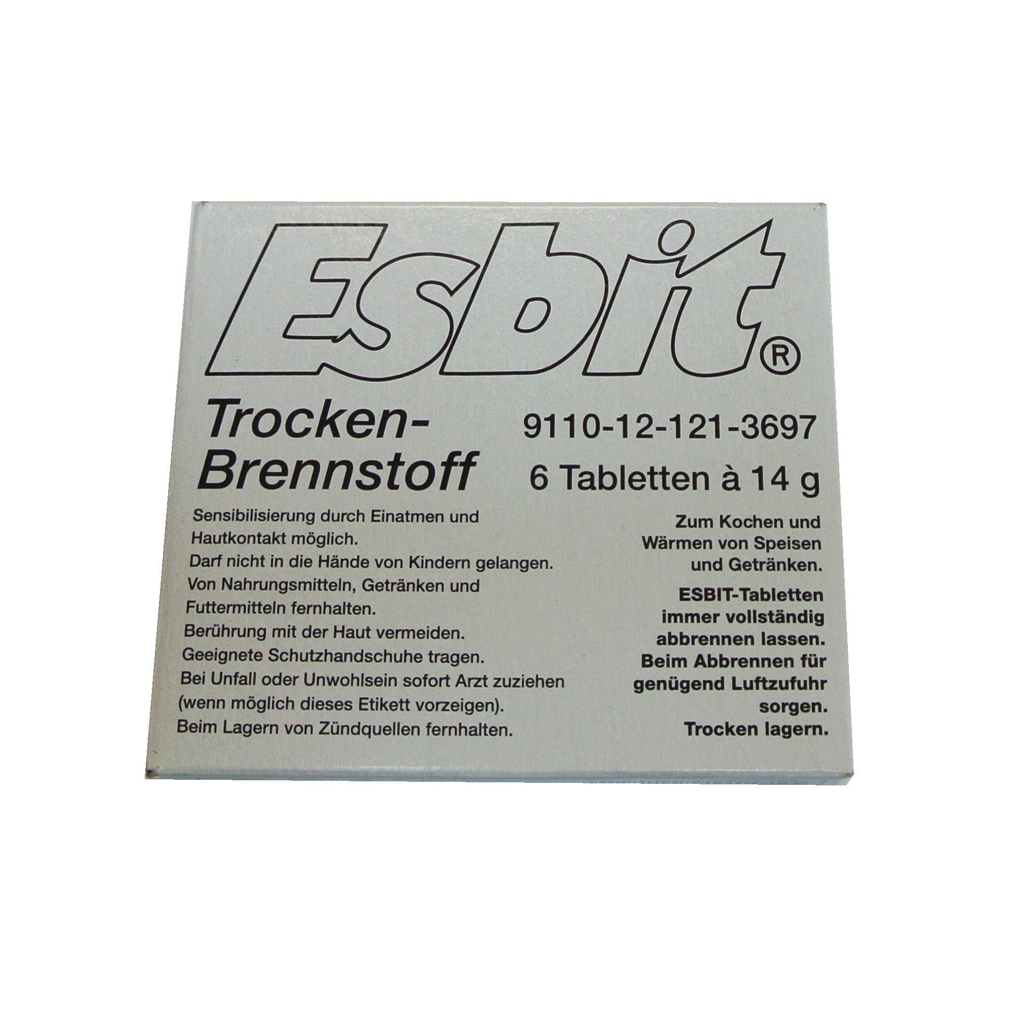 Esbit solid fuel tablets 6 blocks