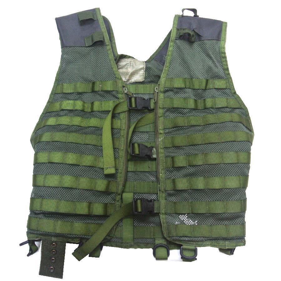 Olive green dutch molle assault vest