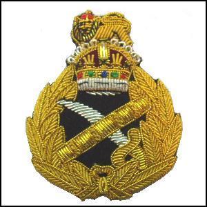 Brigadier Gold Wire Cap Badge Military Cloth Badges and Insignia from ...
