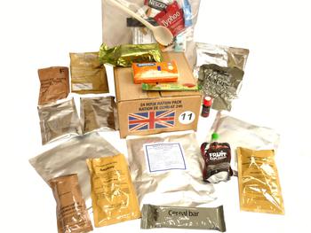 Ration Pack British army 24hr meal packs